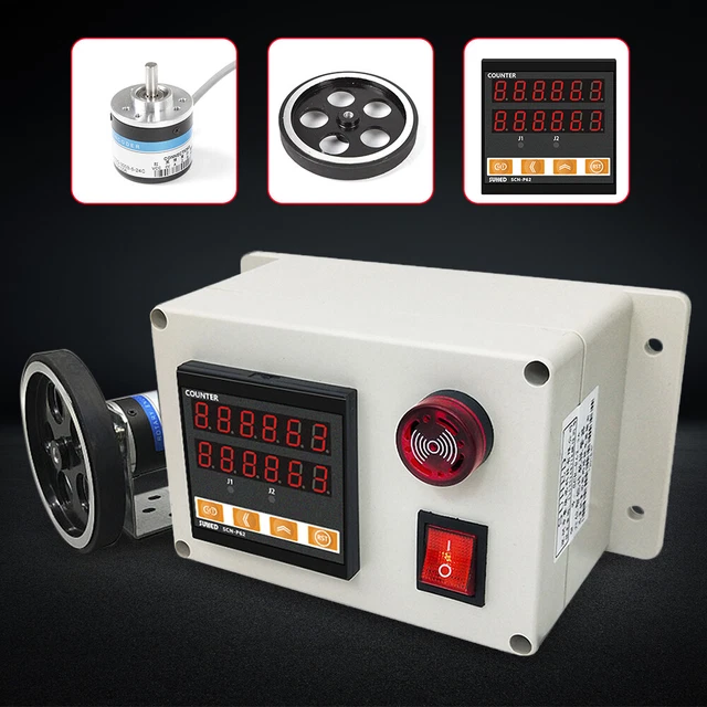 DIGITAL ROLLING WHEEL 300ppr Rotary Encoder Distance Meter Counter Tool ...