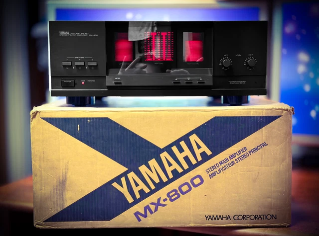 YAMAHA MX-800 🌈RARE🌈 Open Boxed Collector Vintage Stereo Power ...