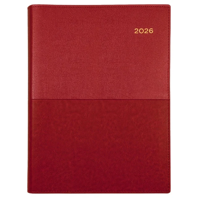 2026 DIARY COLLINS Vanessa A5 Week to View Red 385.V15 $24.99 - PicClick AU