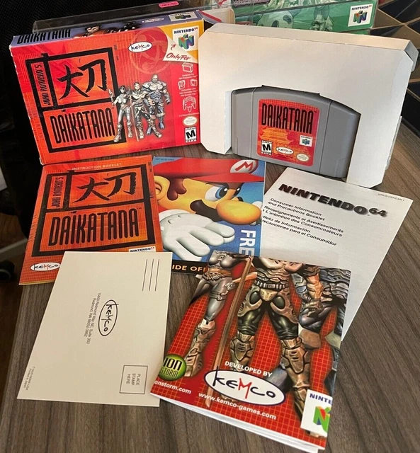 JOHN ROMERO'S DAIKATANA (Nintendo 64) Box Game Manual N64 A $880.00 ...