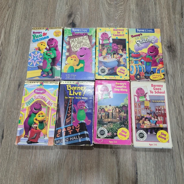 BARNEY & THE Backayrd Gang Complete Vhs Lot of 8 £10.25 - PicClick UK