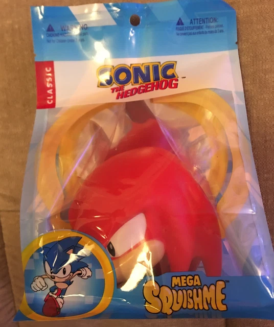 SONIC THE HEDGEHOG Mega Squish Me Knuckles Rare Classic £0.99 - PicClick UK