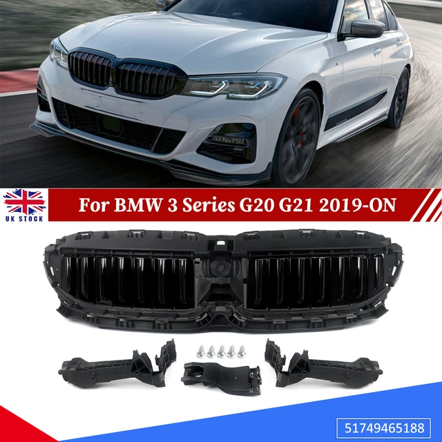 FOR BMW 3 Series G20 G21 2019+ Front Bumper Radiator Grill Shutter ...
