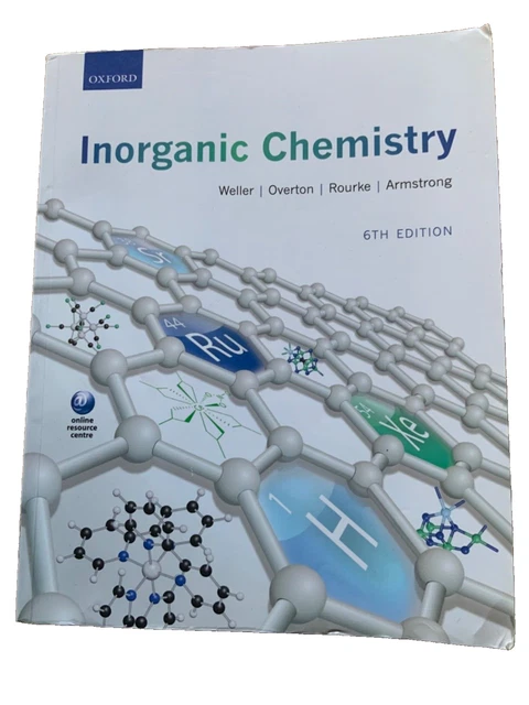 INORGANIC CHEMISTRY BY Mark Weller, Jonathan Rourke, Fraser Armstrong ...