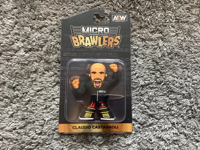 AEW CLAUDIO CASTAGNOLI Micro Brawler All Elite Pro Wrestling Crate ... AEW CLAUDIO CASTAGNOLI Micro Brawler All Elite Pro Wrestling Crate ...