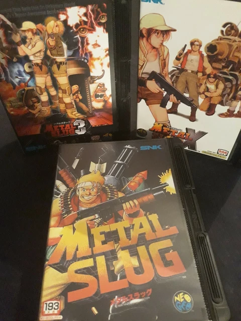 LOT 3 METAL SLUG NEO GEO AES NCI Metal slug 1, X et 3 état neuf EUR 790 ...