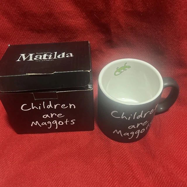 CHILDREN ARE MAGGOTS Mug From Roald Dahl’s Matilda The Musical Royal ...