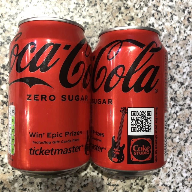 COCA COLA ZERO 2023 Limited Edition Coke Studio Cola Cans Unopened 2 ...