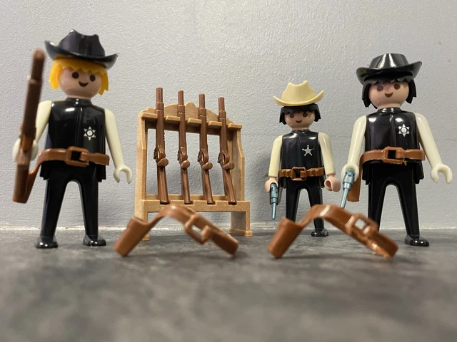 PLAYMOBIL SHÉRIF SHERIFF vintage klicky EUR 20,00 - PicClick FR