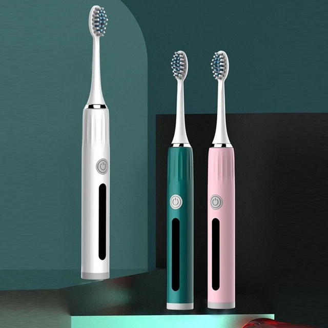 BATTERY POWERED ELECTRIC Toothbrush Long-Lasting Kids Adults Brush ...