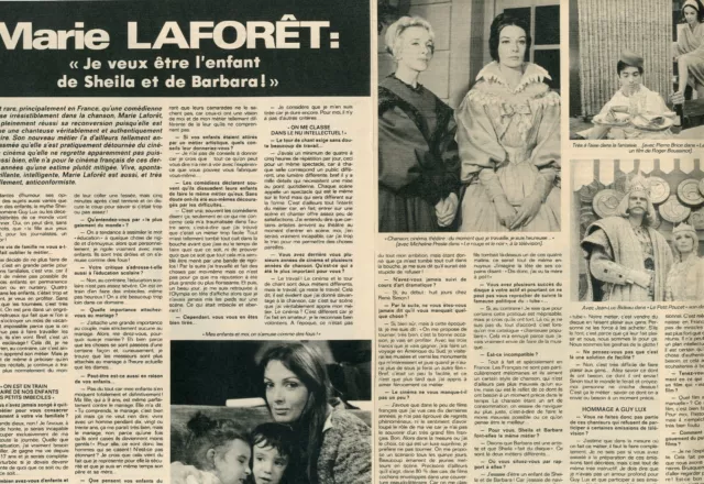 COUPURE DE PRESSE Clipping 1976 Marie Laforêt (4 pages) EUR 5,00 - PicClick FR