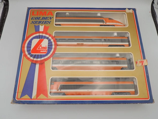 LIMA - TRAIN Electrique TGV HO - Lima Golden Séries Train Complet EUR ...