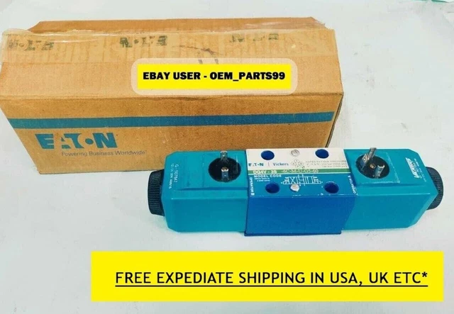 GENUINE VICKERS EATON 3 Pin Solenoid Valve Assy. JCB (Part# 25/101100 ...