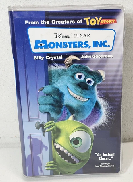 MONSTERS, INC. VHS Cartoon Kids Movie Tape 2002 Clamshell Blue £7.93 ...
