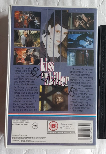 KISS ME A KILLER (VHS) BIG BOX TIMECODE - 1991 - Julie Carmen + Robert ...