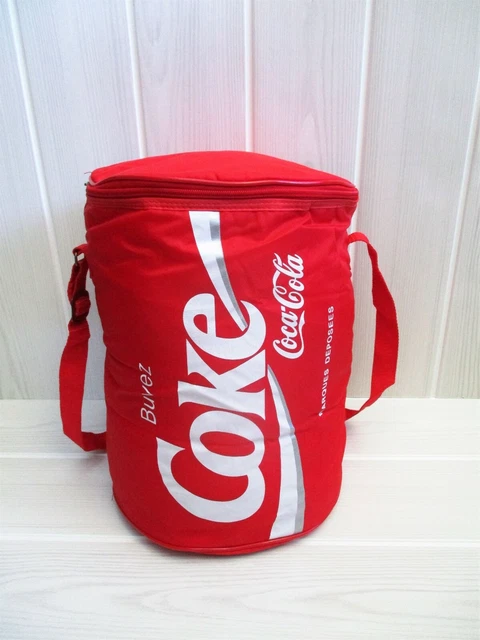 SAC ISOTHERME ROND COCA COLA / COKE vintage 80's - NEUF EUR 18,00 ...