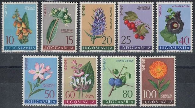 1961 FLORA, MEDICINAL Plants 9v MNH** £5.45 - PicClick UK