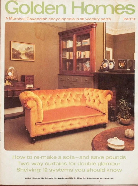 GOLDEN HOMES PART 11 DIY Magazine 1972 Vintage Decor Retro Interior ...