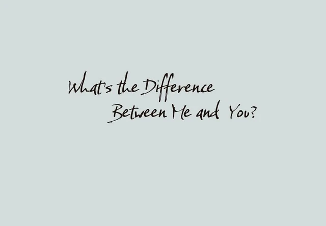WHATS THE DIFFERENCE: Between Me and You £21.82 - PicClick UK