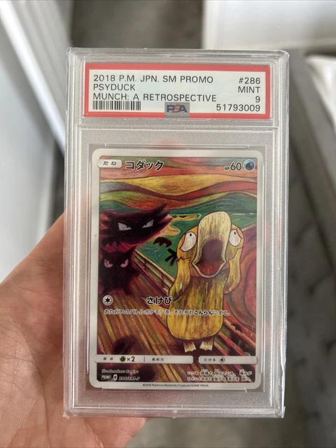 PSA 9 POKEMON Psyduck Scream Munch: A Retrospective Japanese 286/SM-P ...
