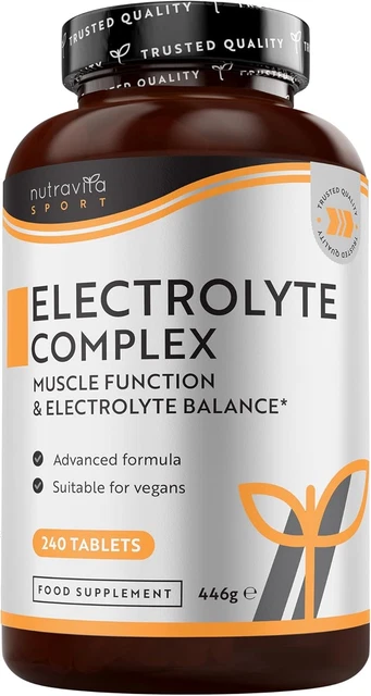 ELECTROLYTE COMPLEX - High Strength Tablets with Added 240 count (Pack ...