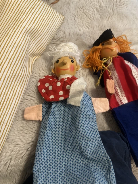 HOLZKÖPFE HANDPUPPEN VINTAGE aus der DDR 1960 EUR 15,00 - PicClick DE