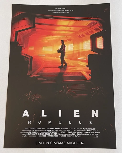 ALIEN ROMULUS CINEWORLD Cinema Mini Poster Xenomorph Fede Alvarez £2.99 ...