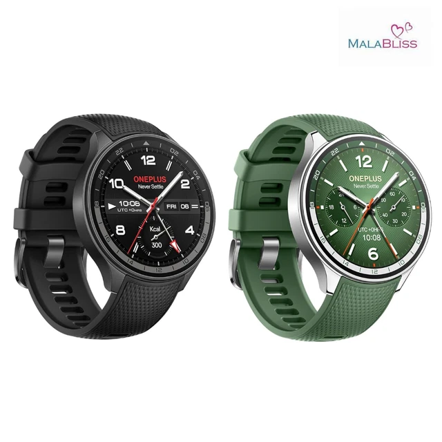 ONEPLUS WATCH 2R Smartwatch 46mm Forest Green / Gunmetal Gray NFC ...