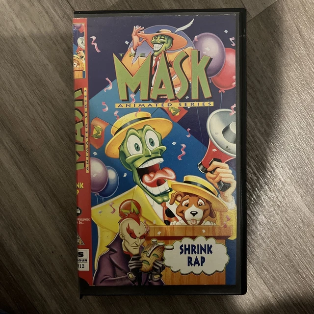 THE MASK ANIMATED Series - VHS Cassette tape - Shrink Rap RARE 1997 TV ...