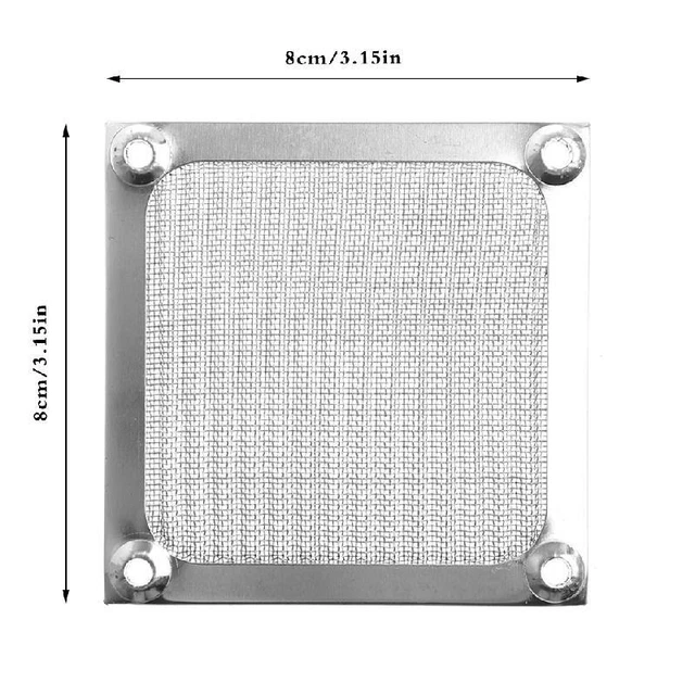 COMPUTER DUST FILTER Mesh Black PC for Case Fan Dustproof Cover $14.80 ...