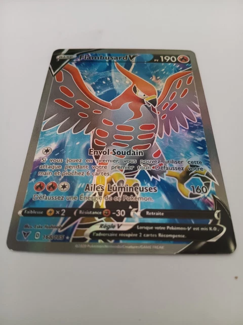 CARTE POKÉMON FLAMBUSARD V 168/185 Voltage Eclatant - FR 2020 EUR 1,00 ...