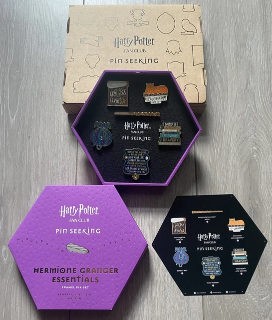 HARRY POTTER FAN Club Wizarding World Gold Hermione Granger Pin Seeking ...
