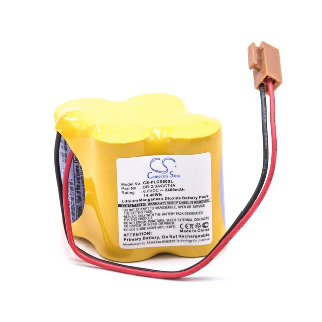 BATTERIA 2.4AH PER GE FANUC Amplifier ALPHA iSV,BETA iSV,SVSP,iSVSPc ...