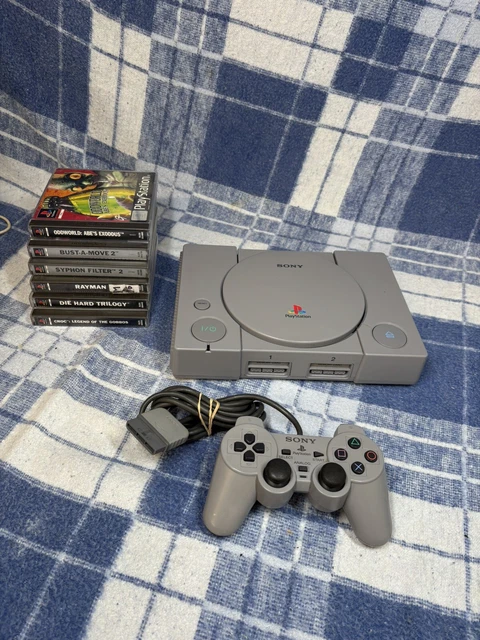 SONY PLAYSTATION PS1 Original Console & Games Bundle £65.00 - PicClick UK