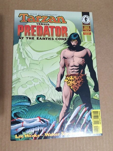 DARK HORSE COMICS TARZAN vs PREDATOR At The Earth's Core Issue #1 1996 ...