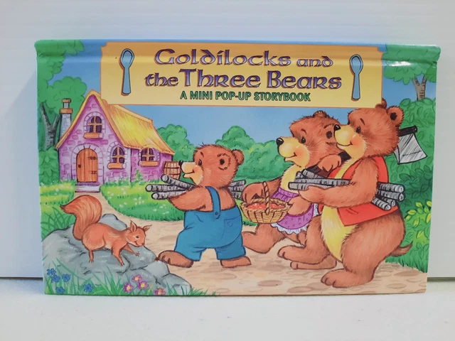 GOLDILOCKS AND THE Three Bears Mini Pop-Up Storybook Hardcover $12.07 ...