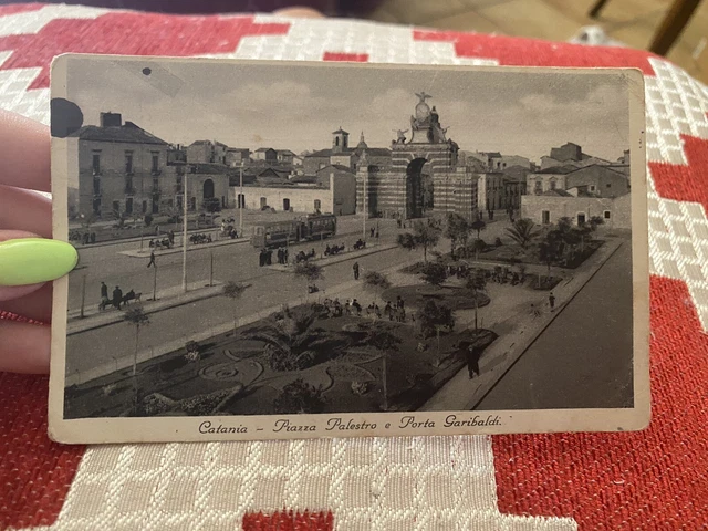 CARTOLINA CATANIA PIAZZA Palestro E Porta Garibaldi Viaggiata 88 EUR 19 ...