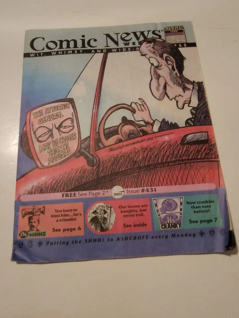 VINTAGE COMIC NEWS Weekly Magazine Politics Comics Funnies Comedy £11. ...