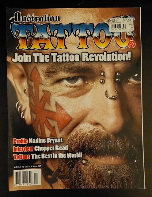 AUSTRALIAN TATTOO MAGAZINE | Issue# 59 (1990's) Chopper Read | RARE $6. ...
