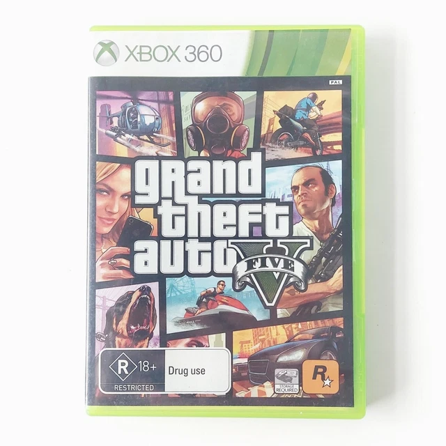 GRAND THEFT AUTO V (GTA 5) - Microsoft Xbox 360 -Complete W Manual ...