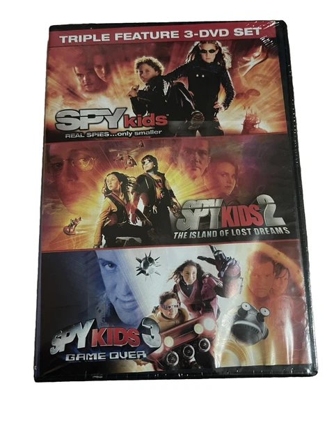 SPY KIDS MOVIE Triple Feature DVD 3-Disc Set New Antonio Banderas ...