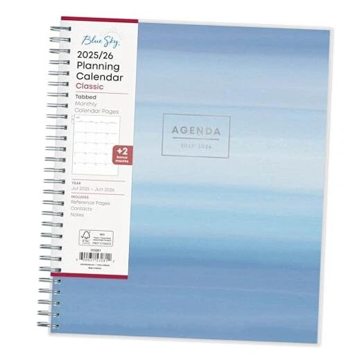 2025-2026 ACADEMIC YEAR Monthly Planner Calendar, July 2025 - June 2026 ...