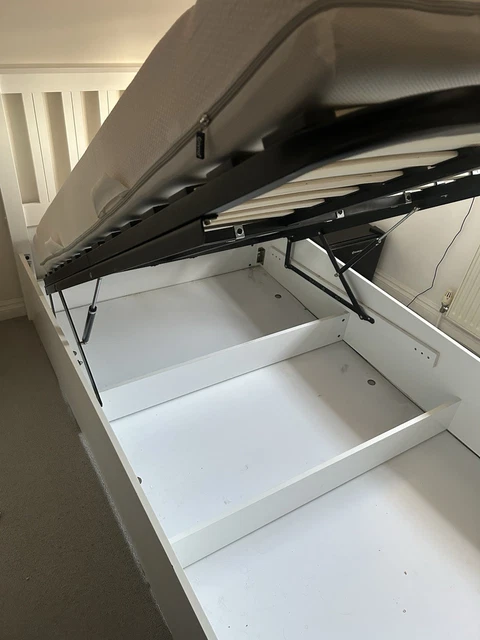 SMALL DOUBLE BED Frame with Storage Mattress Not Included £42.30 ...