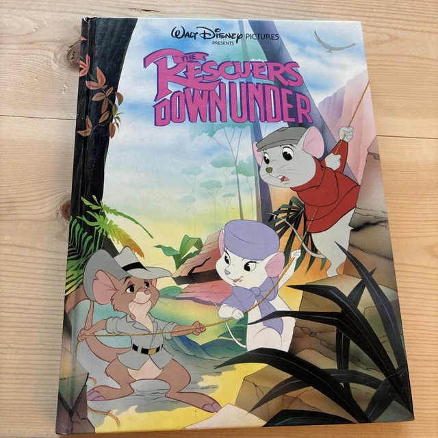 WALT DISNEY THE Rescuers Down Under Hardcover Book (1990) – Vintage 1st ...