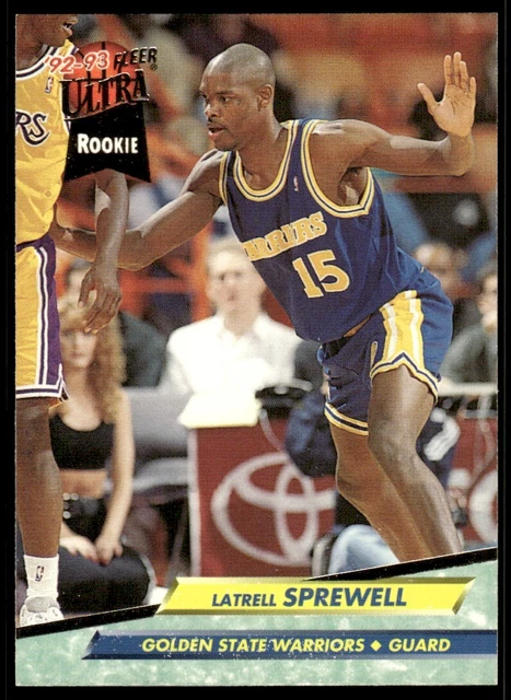 1992-93 ULTRA LATRELL Sprewell recrue Golden State Warriors #266 EUR 2 ...