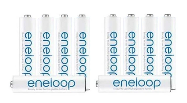 PANASONIC ENELOOP 10 mini Stilo Ricaricabili AAA Size 800mAH + 2x box ...