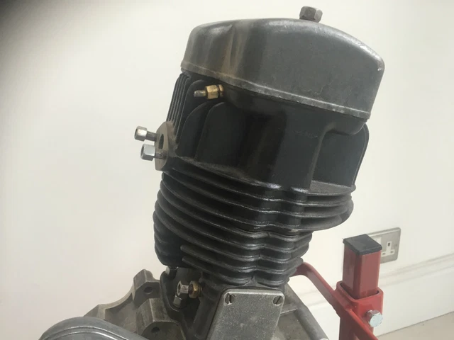 VINTAGE PRE WAR 1930s ROYAL ENFIELD MODEL S MOTORCYCLE ENGINE 250cc OHV ...