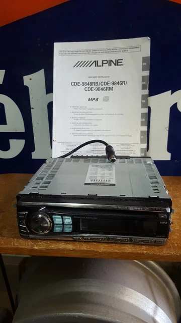AUTORADIO CD VINTAGE ALPINE cde-9846r EUR 45,00 - PicClick FR