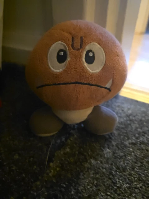 SUPER MARIO GOOMBA Plush (No Eyebrows) £6.51 - PicClick UK