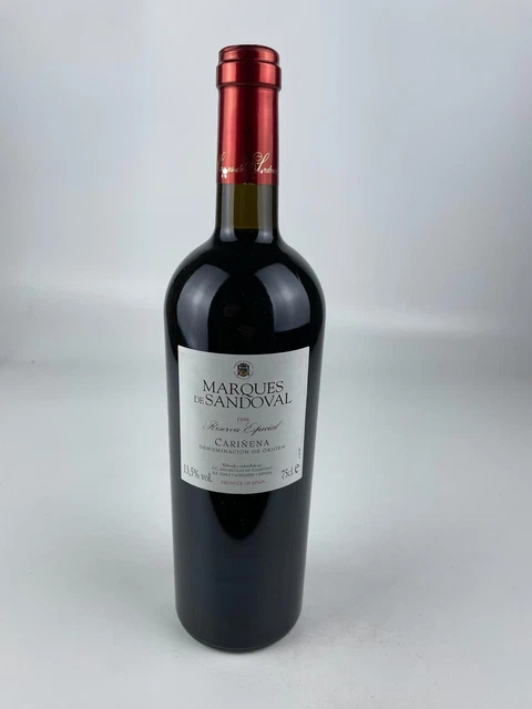 MARQUES DE SANDOVAL Reserva Especial 1996 CARINENA D.D.O. 0,75L Spanien ...
